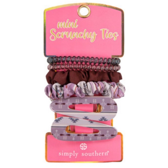 Simply Southern | Accessories | Nwt Simply Southern Mini Hair Scrunchy ...
